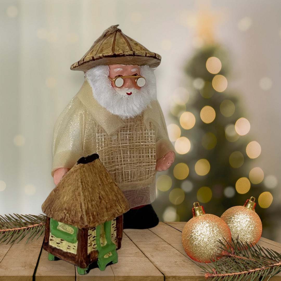 Pinoy Santa Claus Christmas Tree Decor Pasko Bahay Kubo – North Shore ...