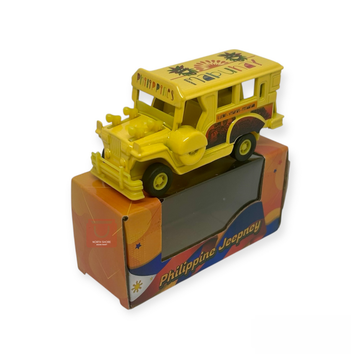 Philippine Jeepney Yellow Die-Cast Metal Replica – North Shore Asian Mart