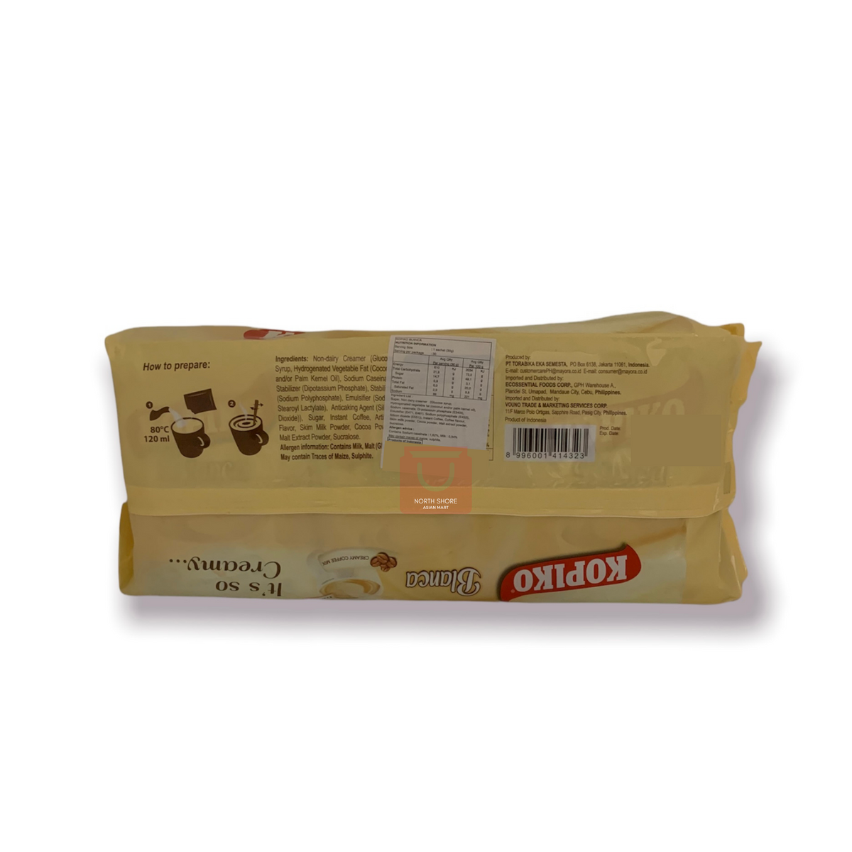 Kopiko Blanca Coffee 30 sachets 900g – North Shore Asian Mart